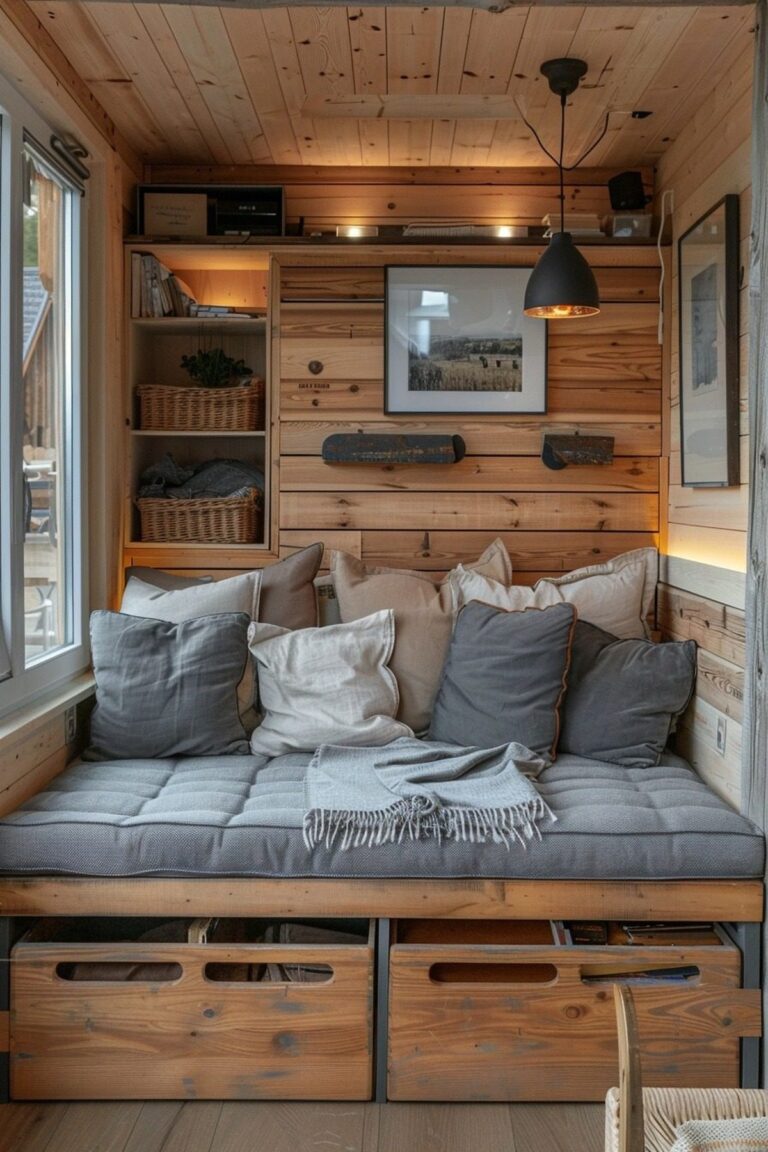 29 Modern Small Cabin Interior Ideas for a Stylish Retreat ...