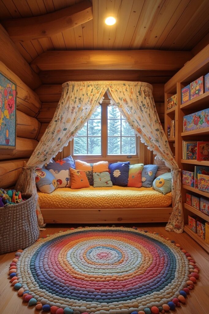 29 Log Home Decor Ideas for a Cozy, Balanced Living Space ...