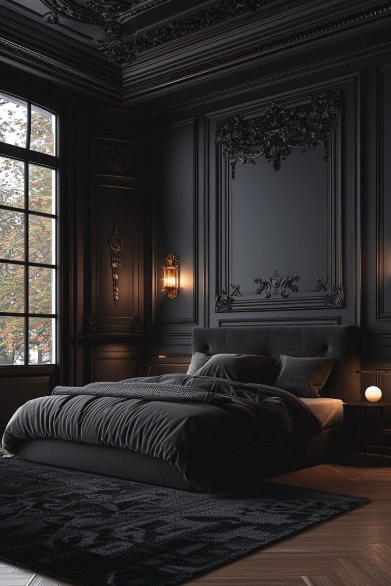 29 Goth Bedroom Styles That Feel Bold and Unique - Architectural Craze