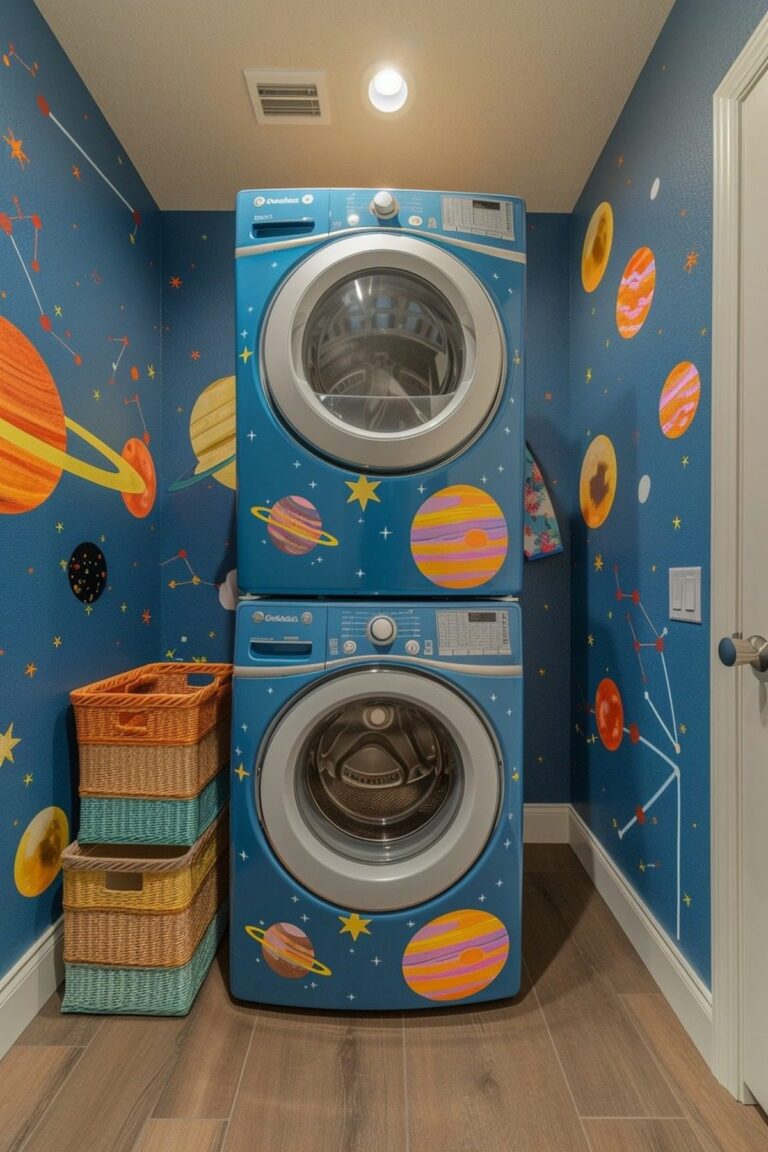 29 Stacked Laundry Room Ideas for Compact and Efficient Spaces ...