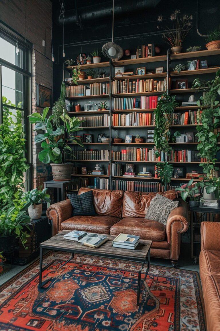 29 Modern Industrial Living Room Inspirations for Any Space ...