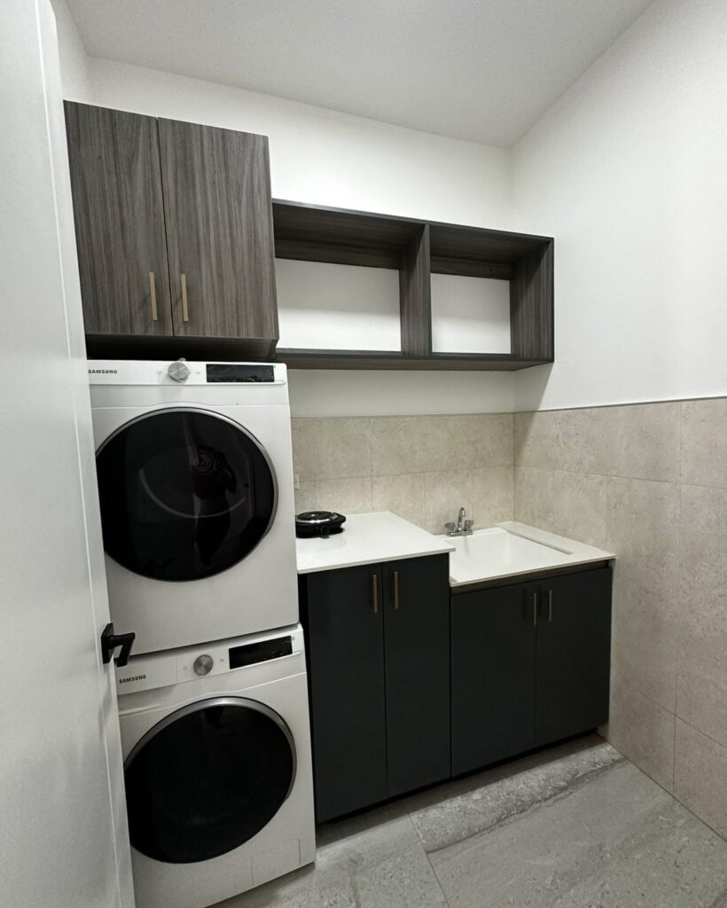 29 Stacked Laundry Room Ideas for Compact and Efficient Spaces ...