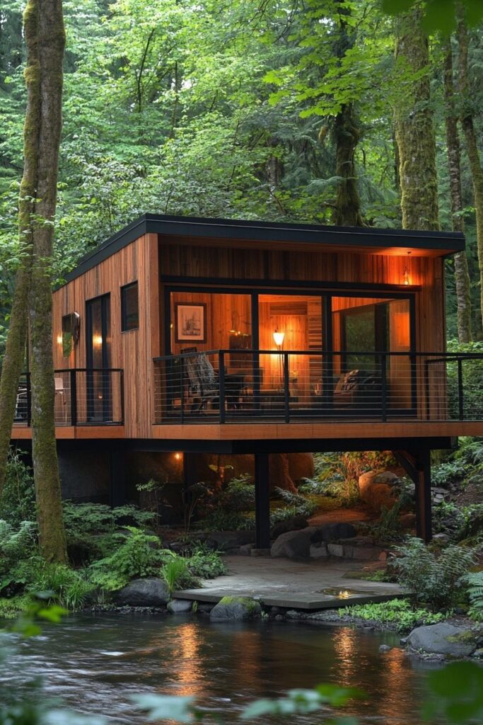 29 Charming Small Cabin Exterior Ideas for a Storybook-Like Facade ...