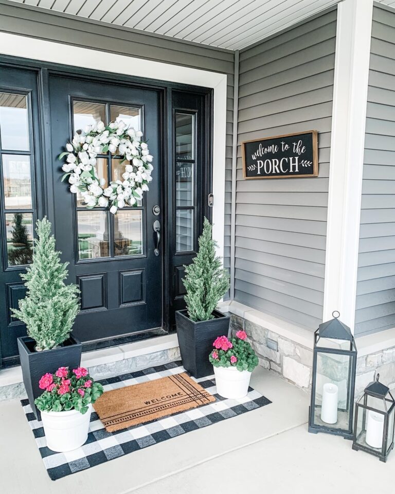 29 Elegant Contemporary Front Porch Ideas for a Welcoming First ...