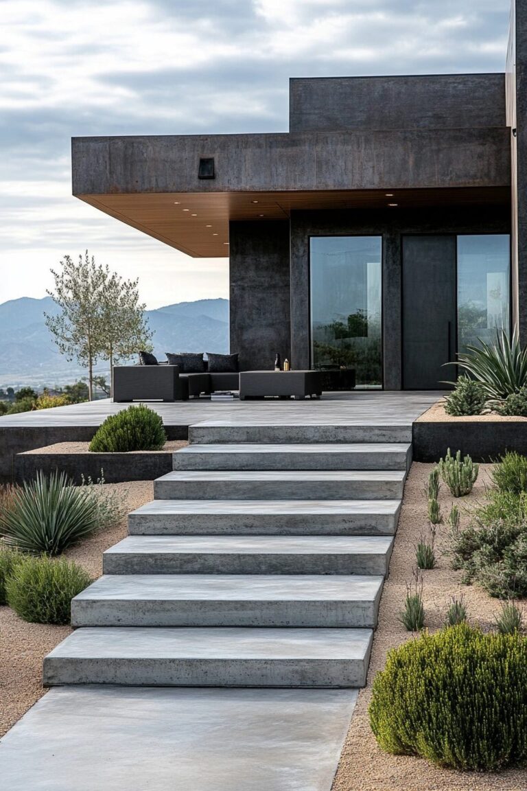 29 Elegant Contemporary Front Porch Ideas for a Welcoming First ...
